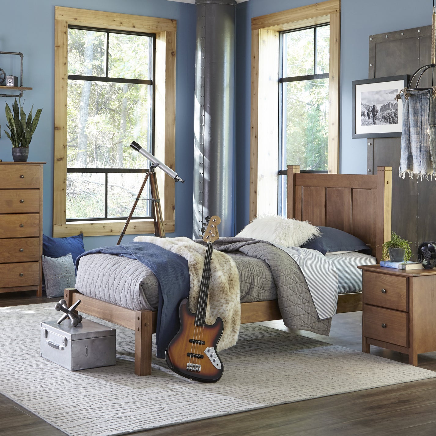 Shaker Panel Platform Bed – Grain Wood Furniture