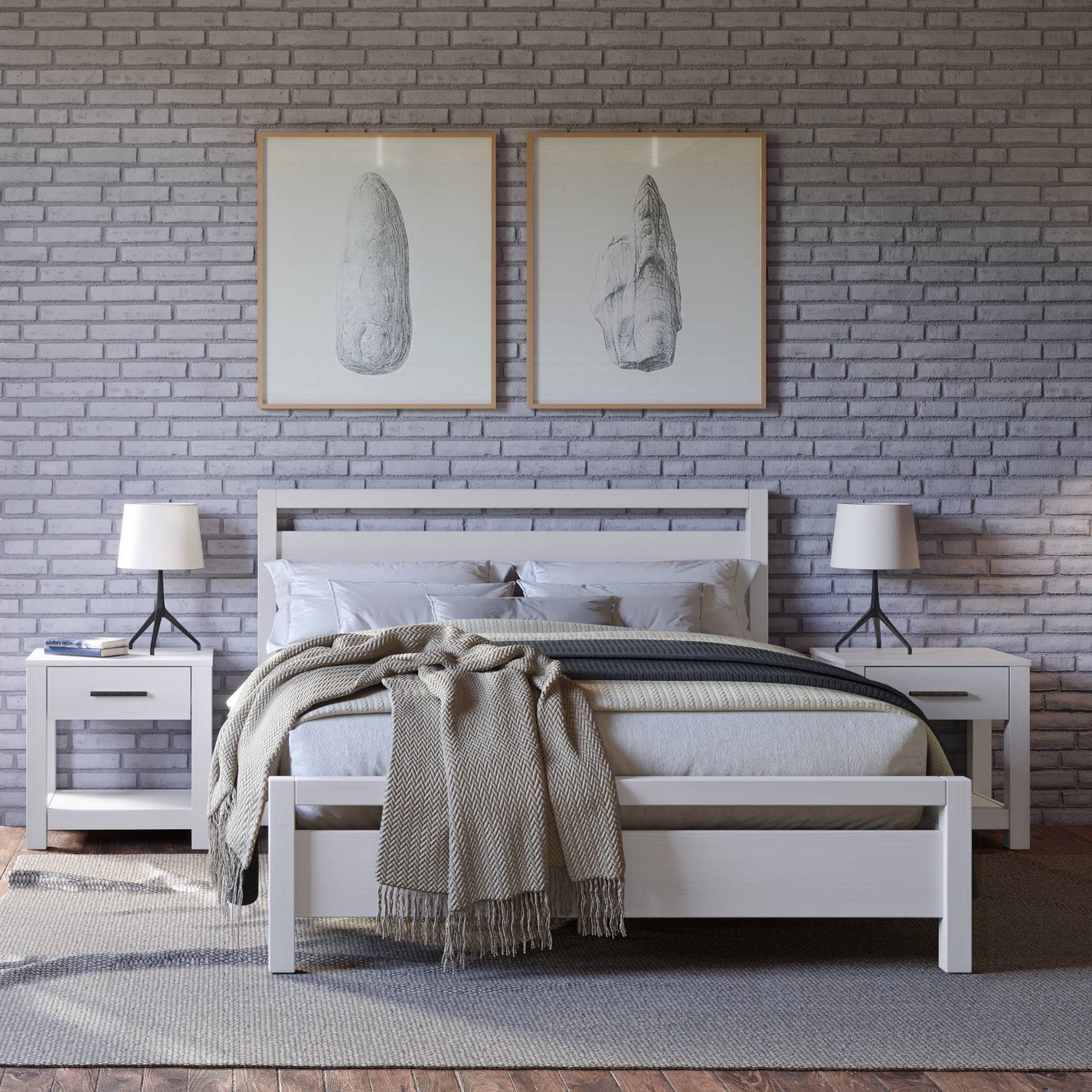 Loft Platform Bed – Grain Wood Furniture